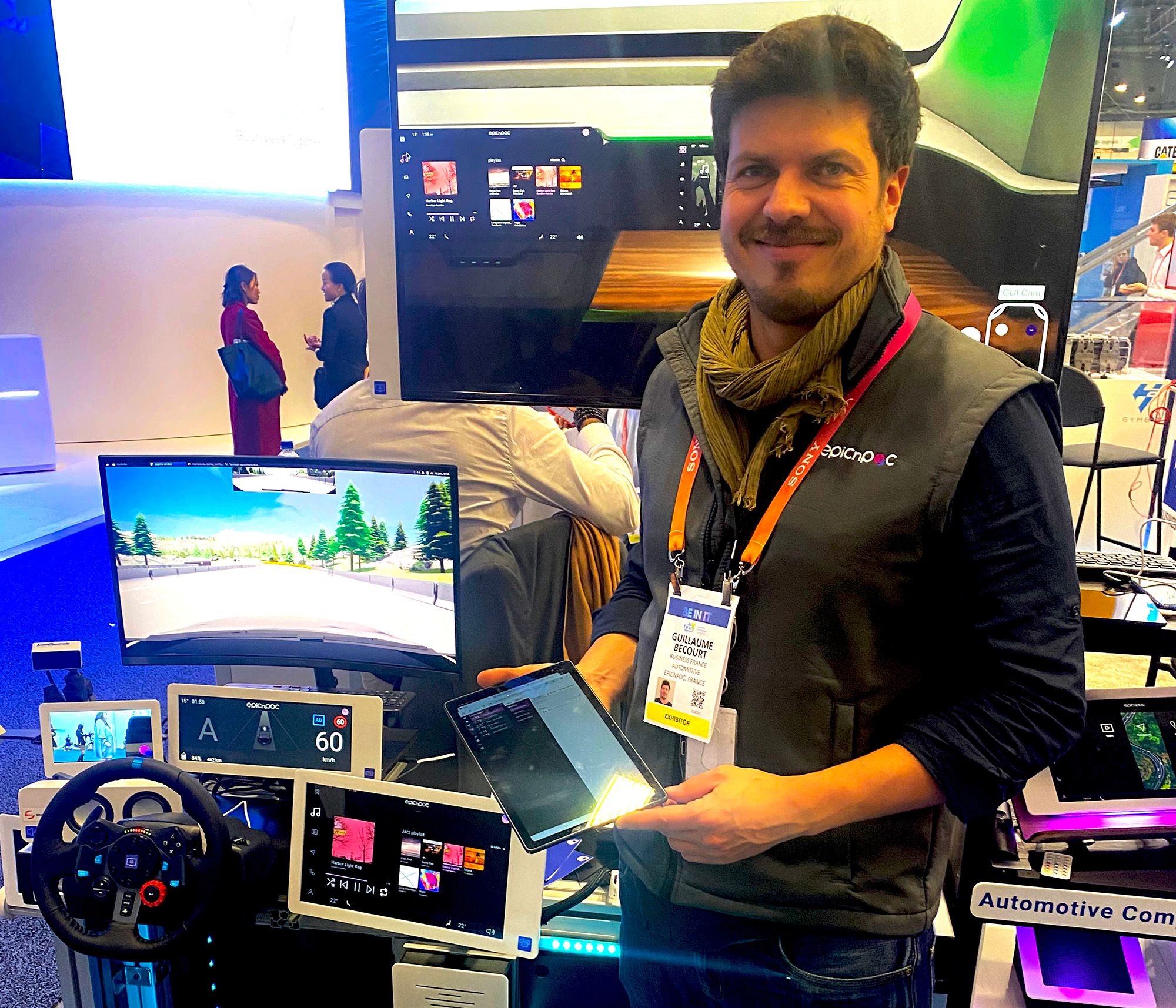 Neonode | News | EPICNPOC Debuts BOWL Cockpit Experience Kit at CES 2023 with Neonode Touch ...